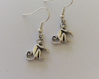 Monkey earrings | Etsy