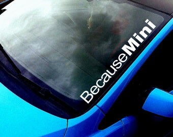 Mini cooper decal | Etsy