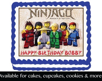 Ninjago cake topper | Etsy