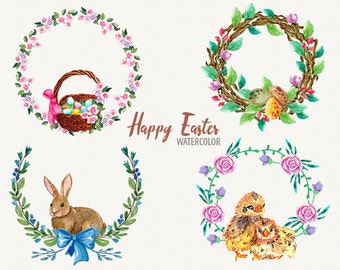 Easter bunny wreath | Etsy