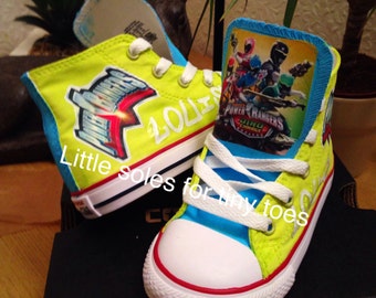 Power ranger shoes | Etsy