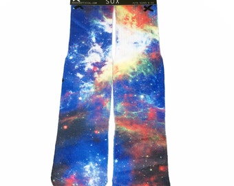 Galaxy socks | Etsy