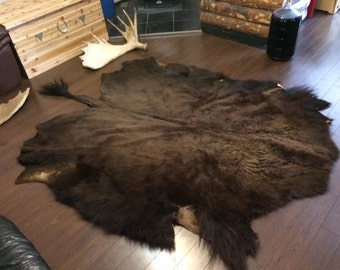 Bison rug | Etsy