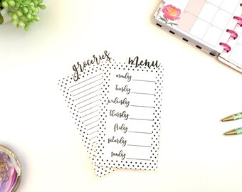 Polka dot planner | Etsy