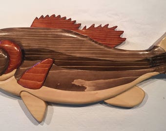 Wooden intarsia | Etsy