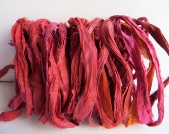 Sari silk ribbon | Etsy