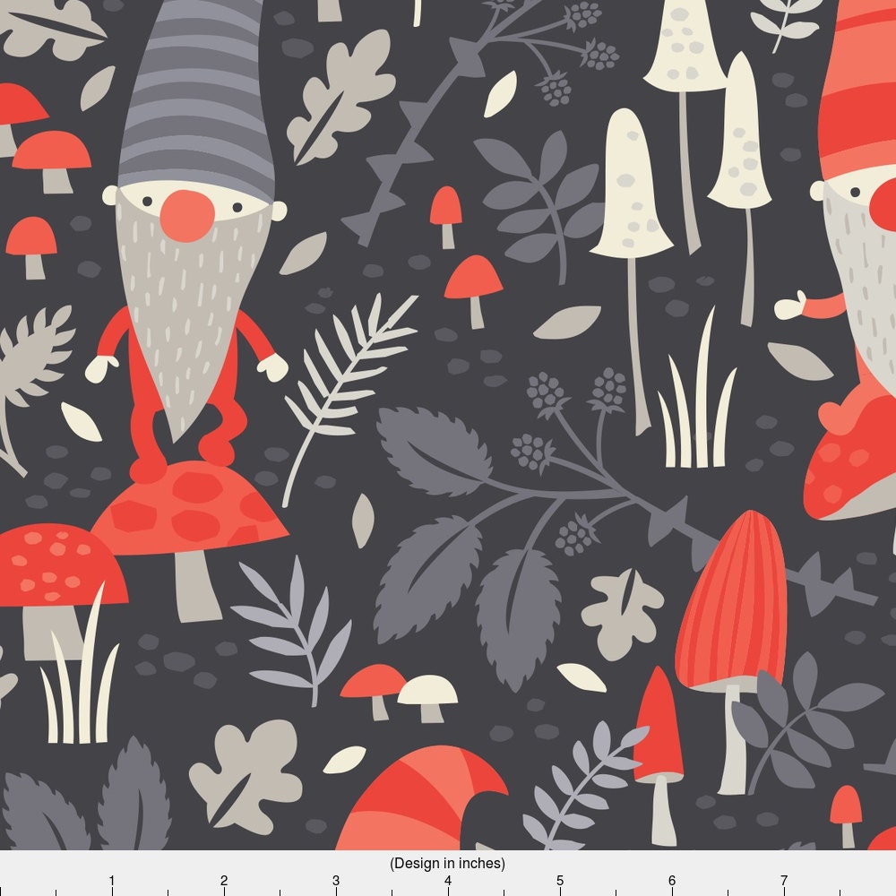 Gnome Fabric Nordic Gnomes // By Petite Circus Gnomes