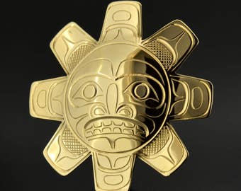 Haida pendant | Etsy