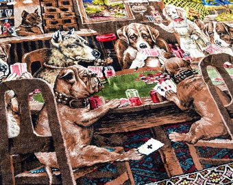 Dogs playing poker | Etsy
