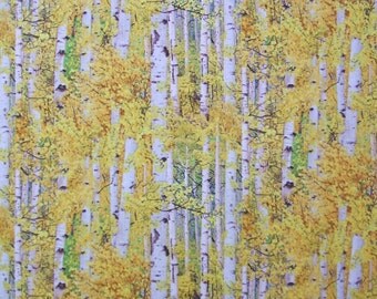 Aspen tree fabric | Etsy