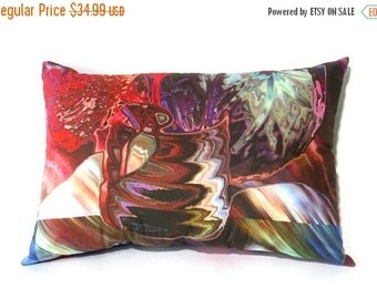 Abstract pillow | Etsy