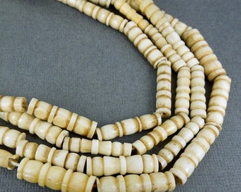 Indian bone beads | Etsy
