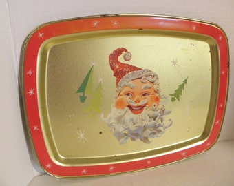 Metal serving tray | Etsy