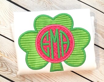 Embroidered shamrock | Etsy