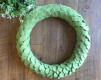 Felt wreath | Etsy