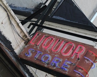 Liquor store sign | Etsy