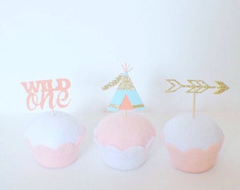 Teepee cake topper | Etsy