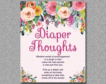 Diaper messages | Etsy