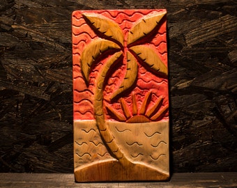 Relief wood carving | Etsy