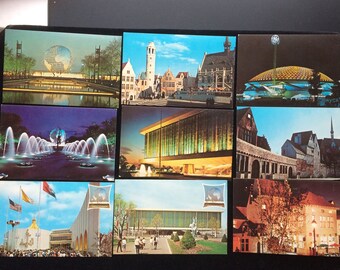 Worlds fair postcard | Etsy