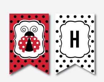 Unique lady bug banner related items | Etsy