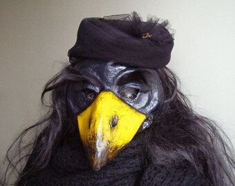 Crow mask | Etsy