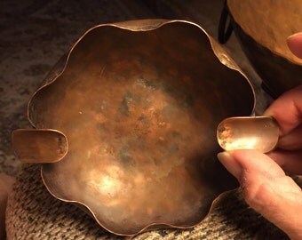 Copper ashtray | Etsy