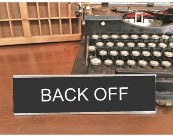 Funny desk sign | Etsy