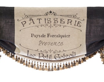 Custom Made Large French Country Script CAFE PARIS Or