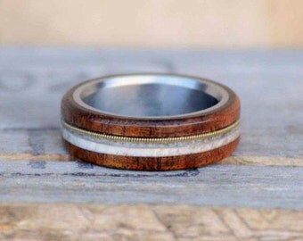 Guitar string ring | Etsy