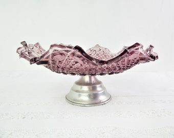 Purple cake stand | Etsy