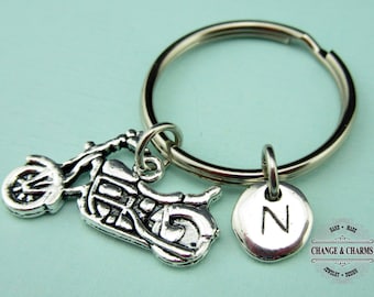 Motorcycle keychain | Etsy