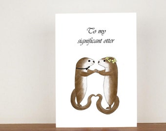 Significant otter | Etsy