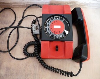 Wall mount telephone | Etsy