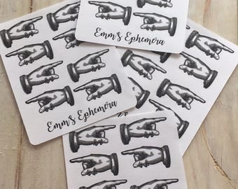 Pointing hand | Etsy