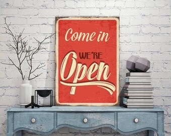 Come in sign | Etsy