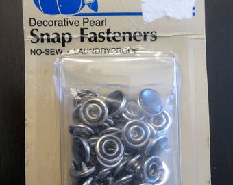 Pearl snap fasteners | Etsy