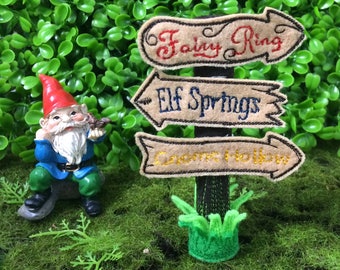 Fairy garden sign | Etsy