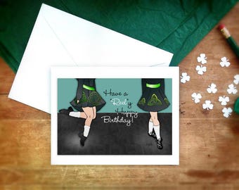 Irish birthday card | Etsy