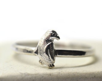 Penguin ring | Etsy
