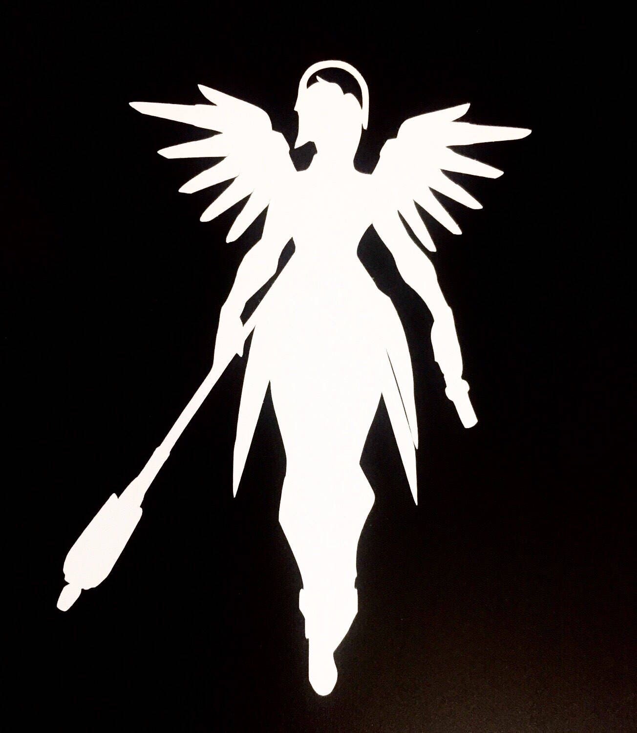 Mercy Overwatch Decal Sticker Vinyl Car Wall Window or