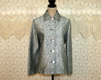 Raw silk jacket | Etsy