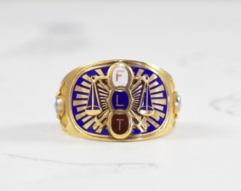 Odd fellows ring | Etsy