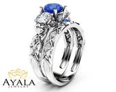 Ayala Jewelry Unique Engagement Ring Rose Gold by AyalaDiamonds
