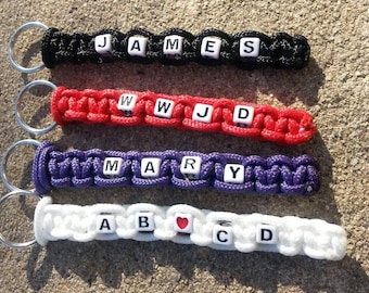 Paracord keychain | Etsy