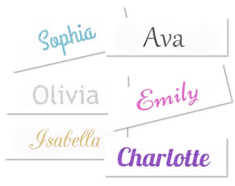 Glitter name | Etsy
