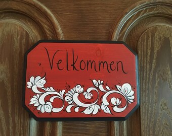 Velkommen sign | Etsy