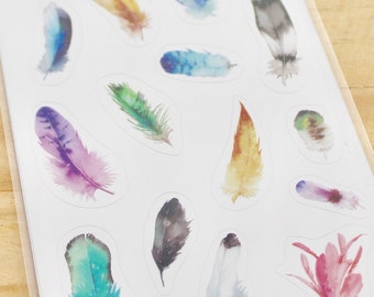 Sticker plume | Etsy