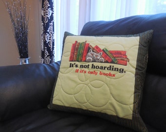 Library pillow | Etsy