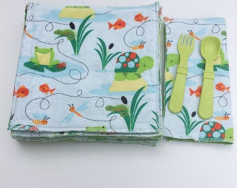 Animal print napkins | Etsy